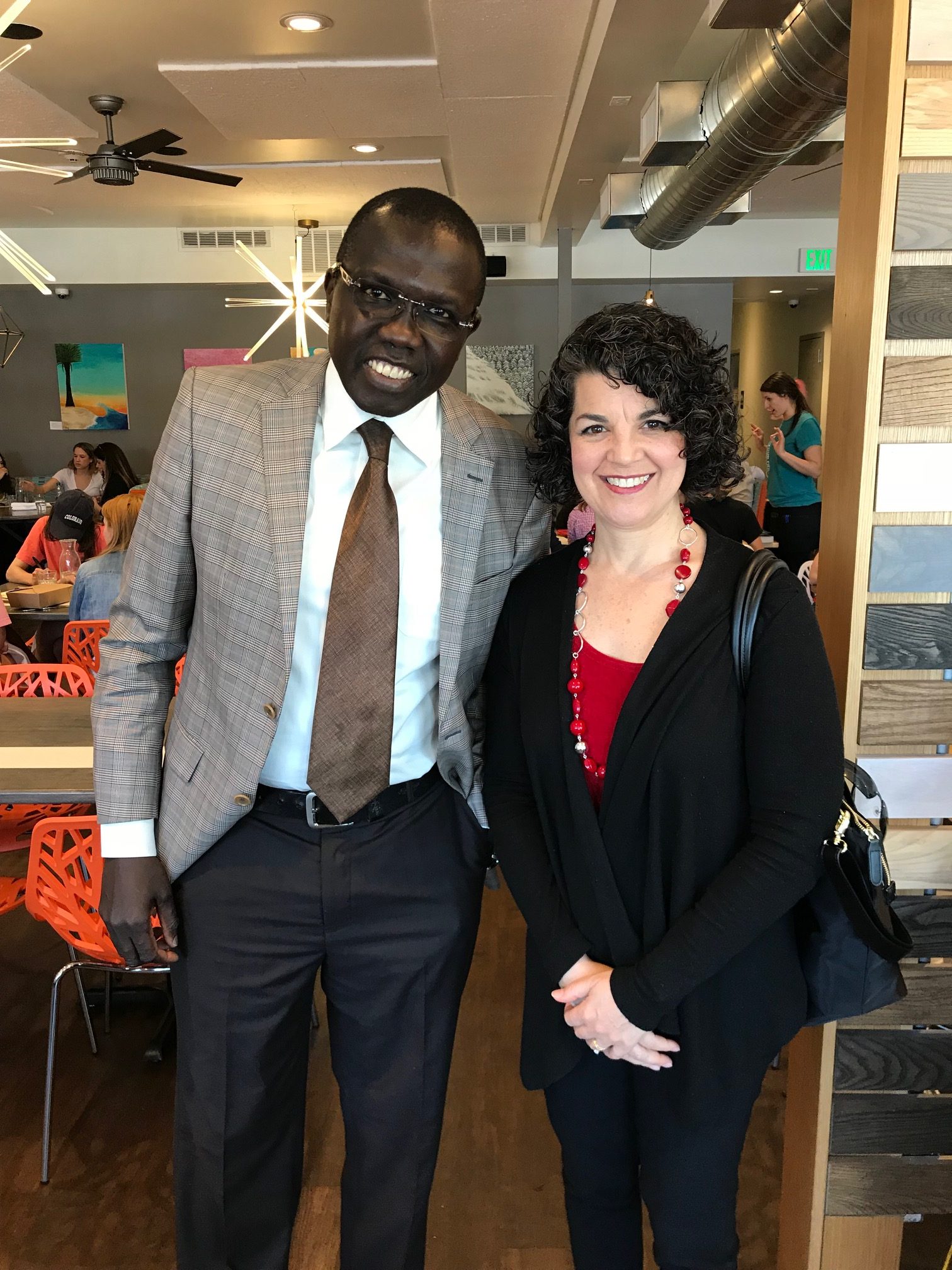 Mayen Dengdit of South Sudan in Denver